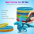 20 Colors 3D Pen PLA Filament Refills, 10 Feet Each Color, Total 200Ft ...