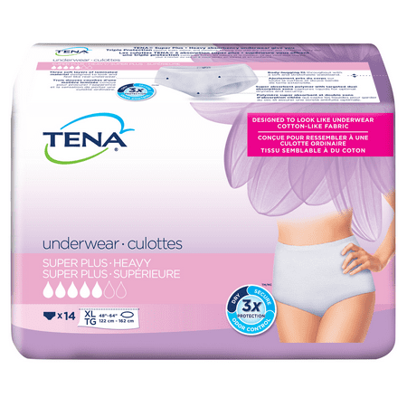 Tena Incontinence Underwear For Women, Super Plus Absorbency, Extra ...