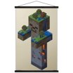 Minecraft - Zombie Swamp Wall Poster with Magnetic Frame, 22.375" x 34 ...