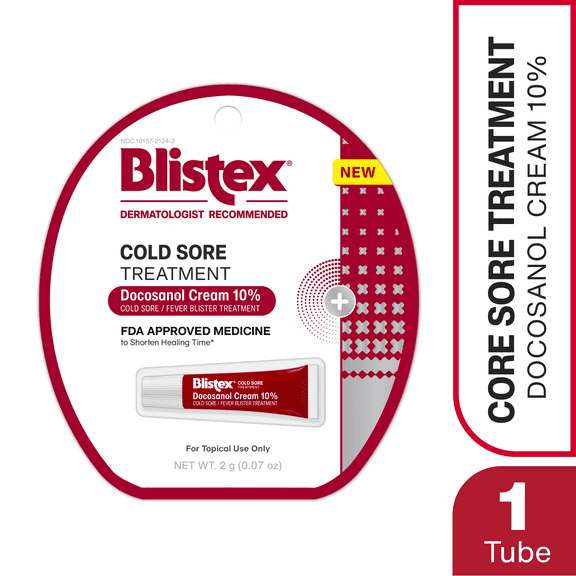 Abreva Cold Sore Rapid Pain Relief and Fever Blister Treatment Medicine ...