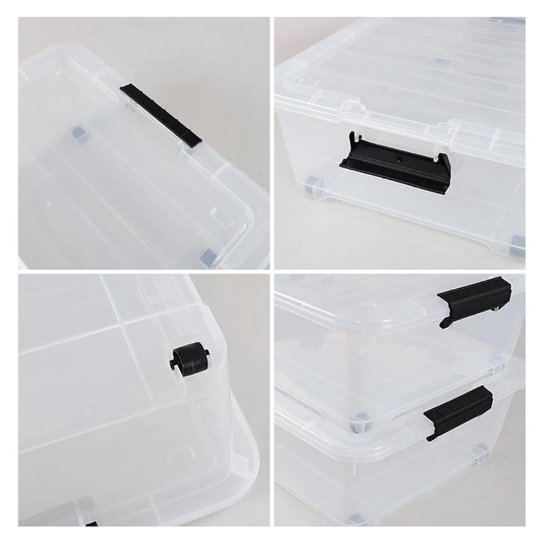 Walmart Plastic Containers Under Bed Shallow Underbed Storage