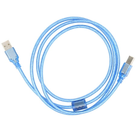 USB 2.0 Cable, Flexible USB 2.0 Extension Cable 1.5m Blue Elastic A ...