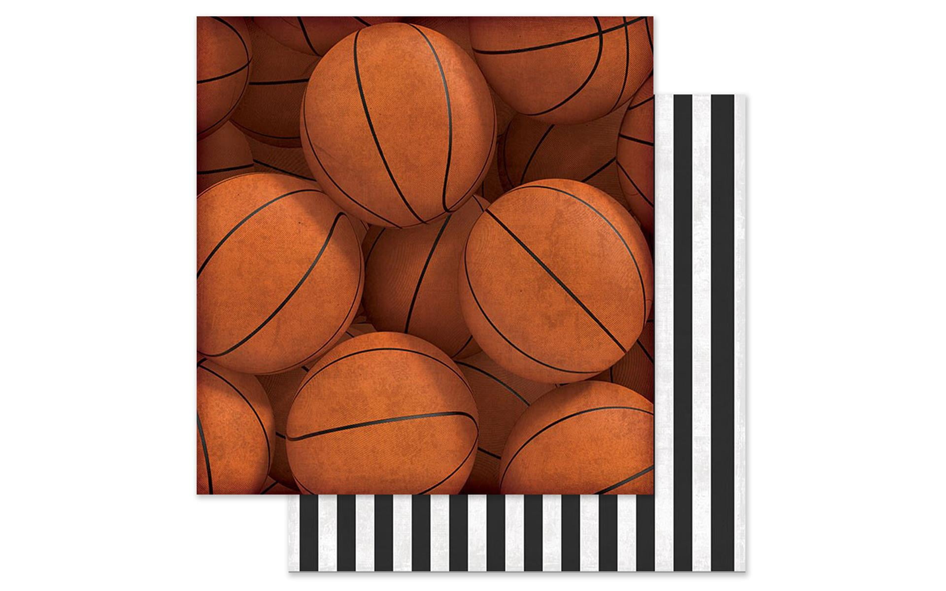 Paper House Paper 12x12 Basketballs (15 sheets) - Walmart.com