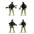 6 Pcs 1/18 Special Force Army SWAT Soldiers Action Figures Military ...
