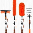High Extendable Reach Cleaning Kit with Long Extension Pole, Cobweb and ...
