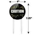 Acrylic Caution Warning Cake Topper Party Decoration for Wedding ...