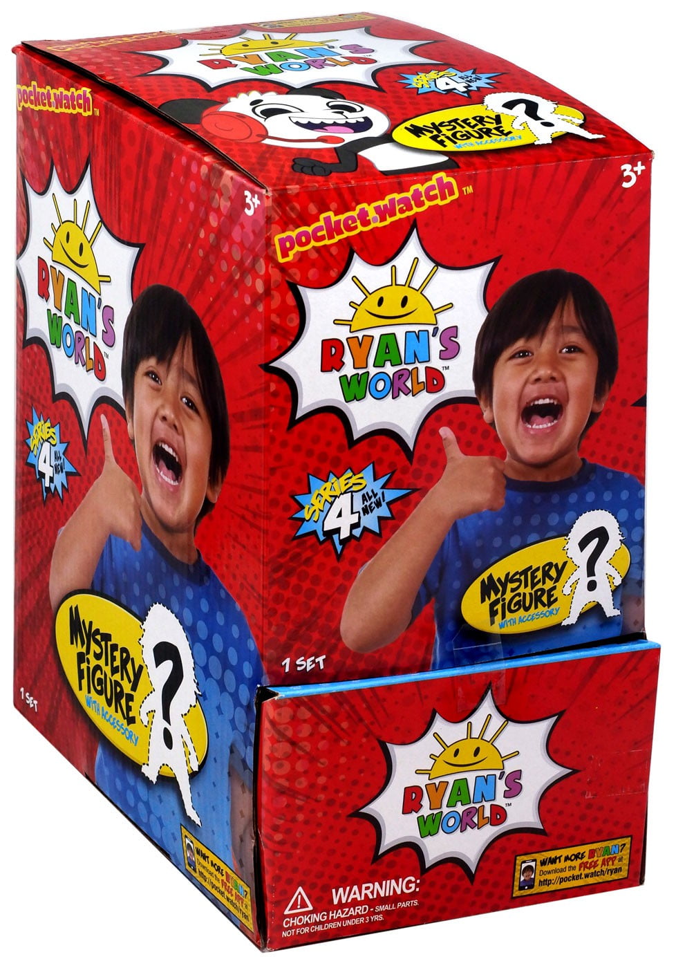 Ryan's World Mini Figure with Accessory Series 4 Mystery Box [24 Packs ...