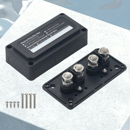 HonHasione 200A 48V Bus Bar Busbar Power Case Heavy Duty for Automotive ...