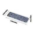 Blaxill Large Rectangular Plastic Soap Holder Tray | Removable Two ...