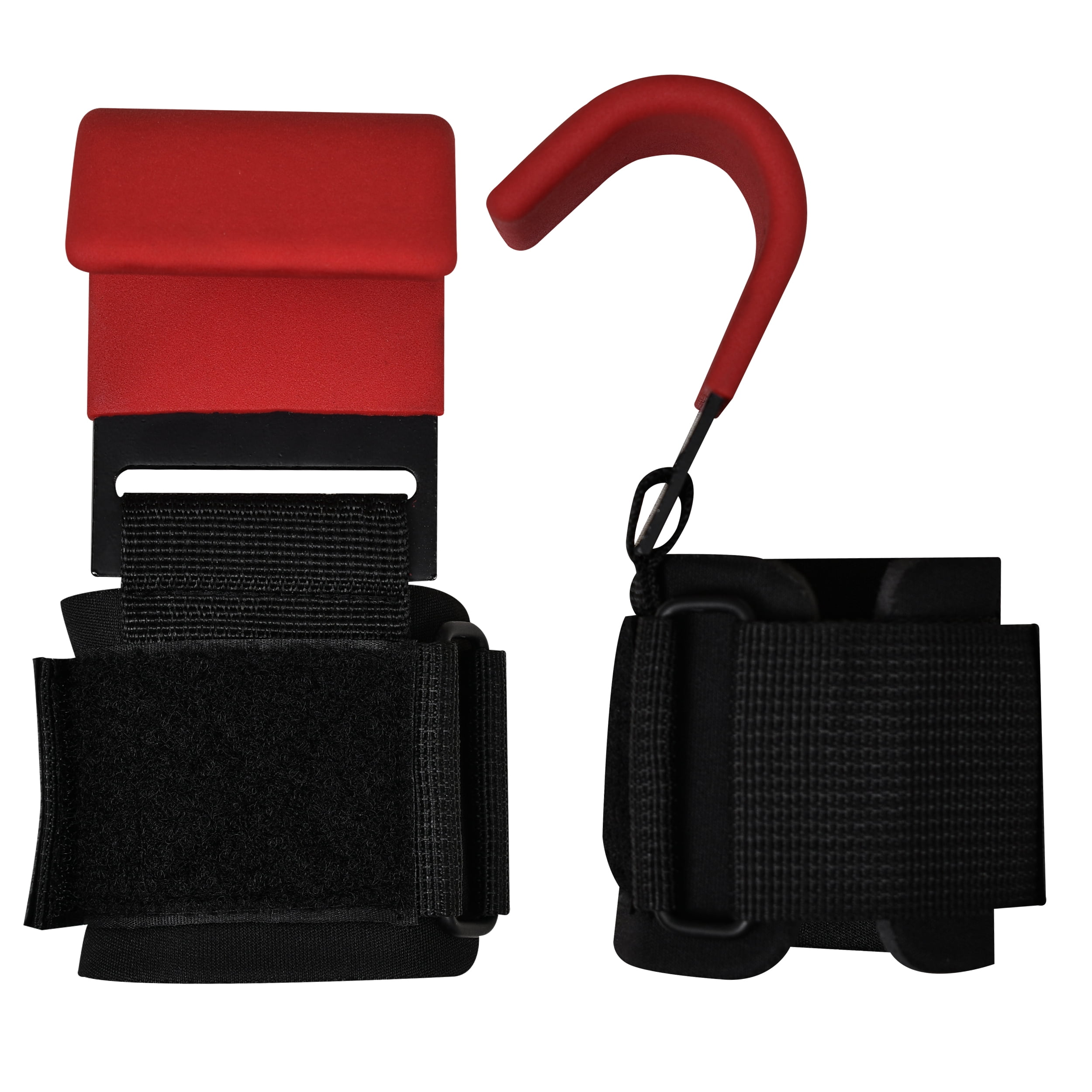 Estremo Fitness Weight Lifting Hooks, Wrist Strap With Anti Slip Steel ...