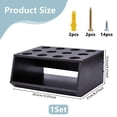 1 Bag Bamboo Table Tennis Racket Storage Rack Rectangle Black ...