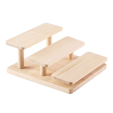 Segolike Wood Display Riser Stand Wooden Display Shelf Multilayer ...
