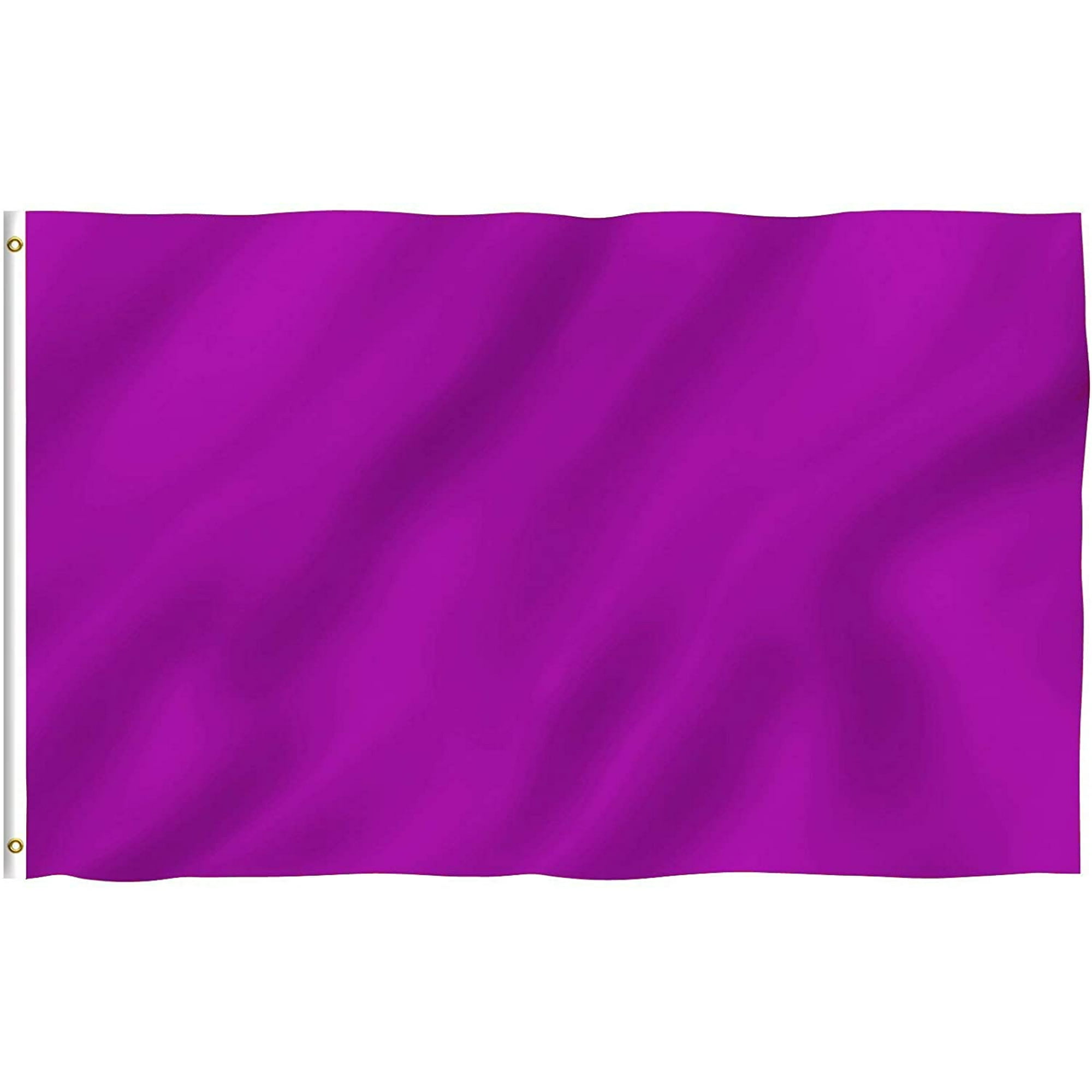 Click here for Anley Fly Breeze 3x5 Foot Solid Purple Flag - Plai... prices