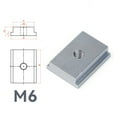 5Pcs T-track Slider T Slot Nut M6 Thread Sliding Block For Carpentry ...