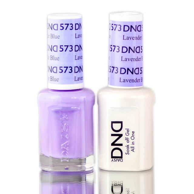 Lavender Blue (573) , Daisy DND Purples Soak Off GEL POLISH DUO, All In ...