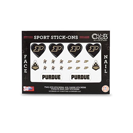 Purdue - Face and Nail Sport Stick-Ons | Walmart Canada