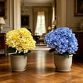 5-Piece Artificial Hydrangea Flower Hanging Ornament for Home Garden ...