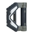 Might-D-Light 10-Watt 400-Lumen Dark Gray Rechargeable Folding LED Work ...