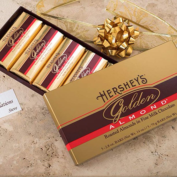 HERSHEY'S GOLDEN ALMOND 14 Ounce Box (2 Pack) - Walmart.com - Walmart.com