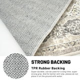 Glattice Washable Runner Rug 2x7 Ivory Grey Runners Non-Slip Ultra Soft ...