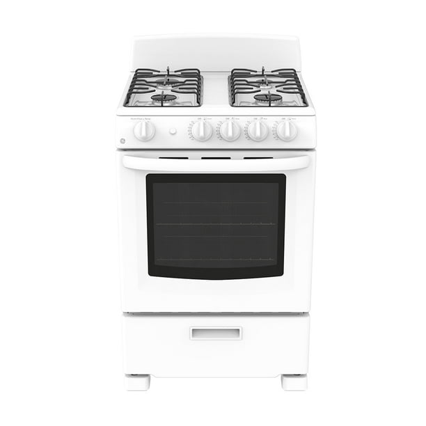 GE 24" Gas Slide-In Range with Storage Drawer White - JCGAS300DMWW ...