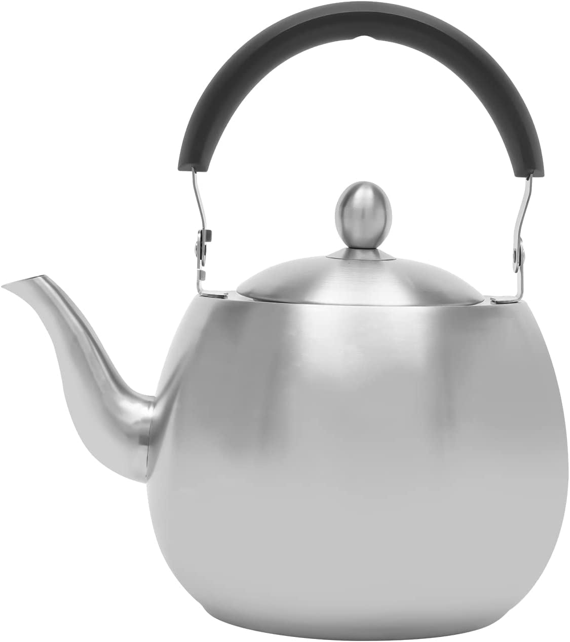 Miumaeov Long Spout Tea Kettle Stovetop Whistling Teakettle Teapot ...