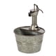 DecMode Gray Fountain Indoor Outdoor Decor with Pump Style Faucet ...