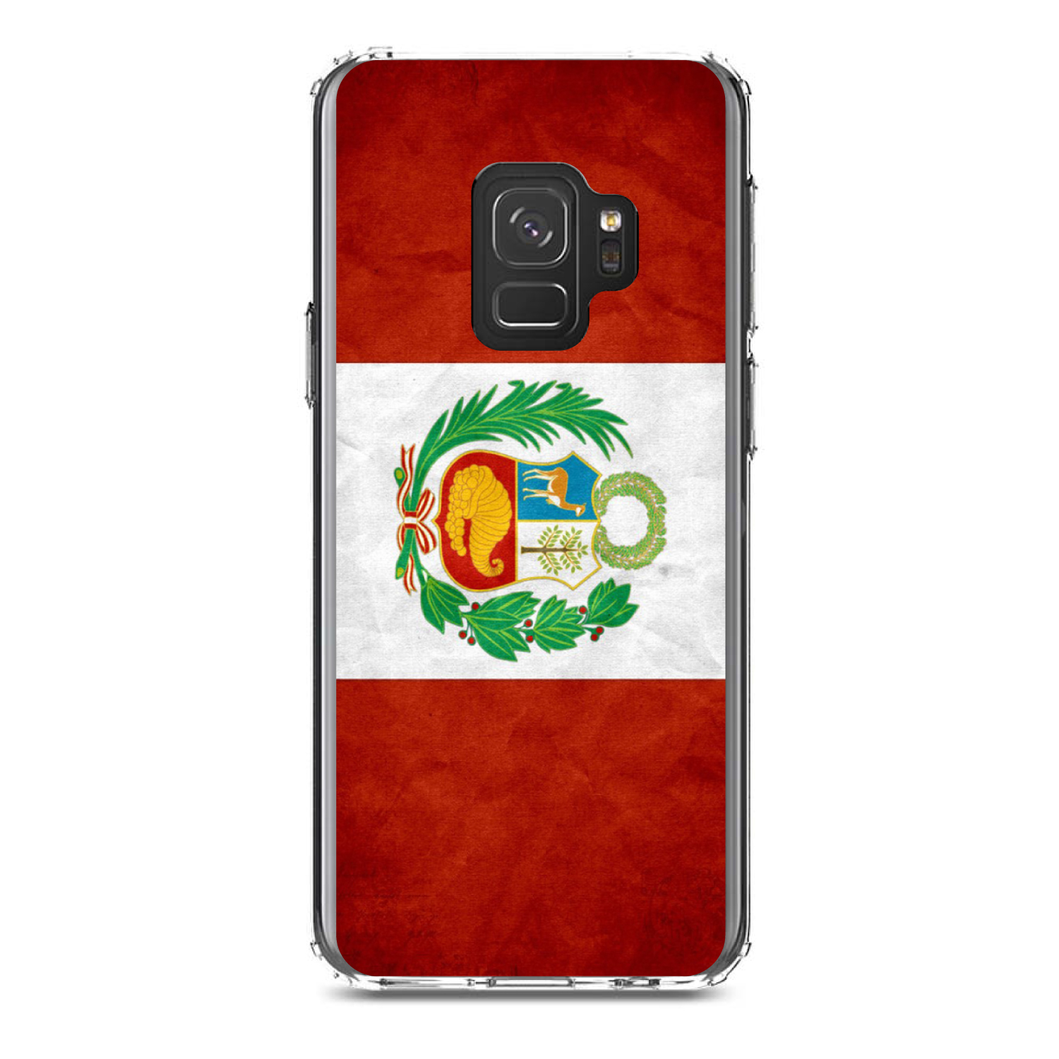 DistinctInk Clear Shockproof Hybrid Case for Samsung Galaxy S9 (5.8 ...