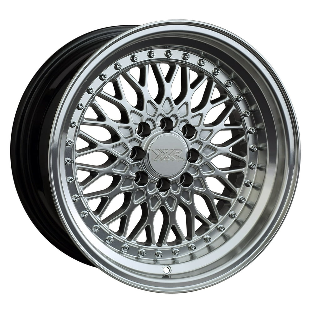 XXR 536 15x8 4x100/4x114.3 0et Hyper Silver / ML Wheel - Walmart.com ...