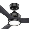 52in Park View Ceiling Fan in Matte Black with LED Light Kit - Walmart.com