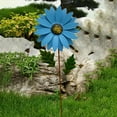 Iron Windmill Garden Wind for Garden Yard Summer Ornaments Blue ...
