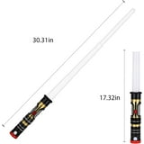 Toy Life Light Up Saber 2 Pack, Telescopic Laser Swords - Walmart.com
