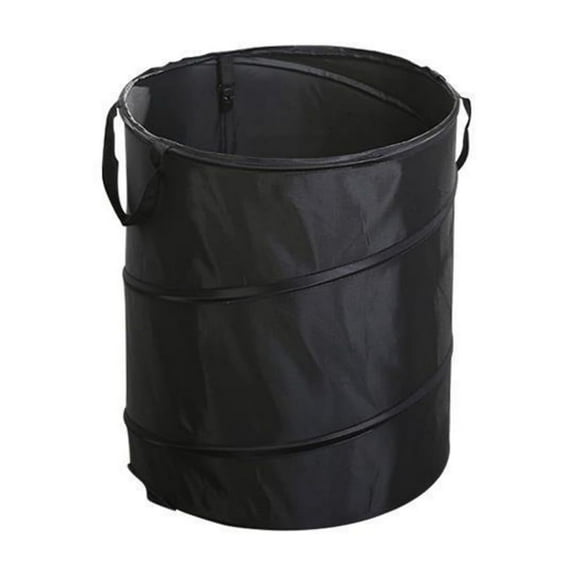 Metal Burn Bin - Galvanized Trash Can with Lid and Vent Holes - Trash ...