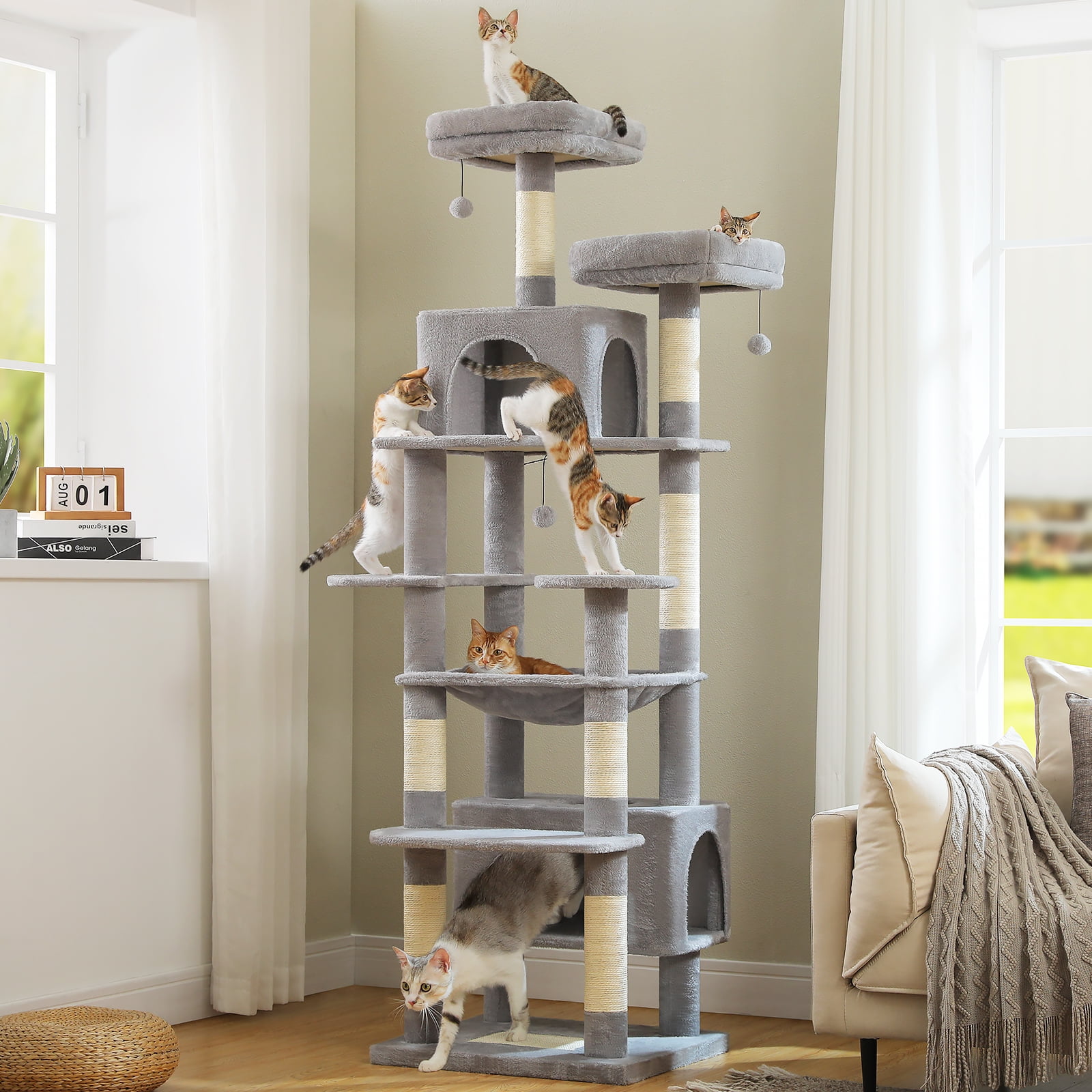 Click here for Pawz Road 81 Cat Tree For Indoor Cats Extra Large... prices