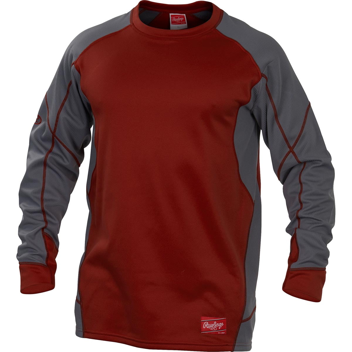 Rawlings Adult Dugout Fleece Pullover | Cardinal | MED - Walmart.com