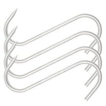 3.9'' Meat Hooks,10Pcs Stainless Steel Butcher Hook,Meat Processing for ...