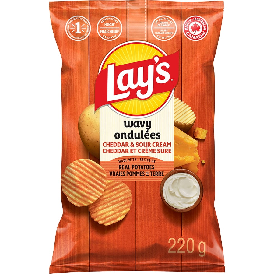 Click here for Lays Wavy Cheddar & Sour Cream Flavoured Potato Ch... prices