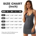 3Pcs Women's Spaghetti Strap Bodycon Mini Dress Ribbed Knit V-Neck Cami ...
