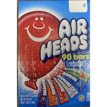 Red Cherry Airheads Taffy Candy Bars 36 Count - Walmart.com