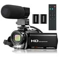 Video Camera Camcorder for YouTube Vlogging Digital Camera Recorder FHD ...