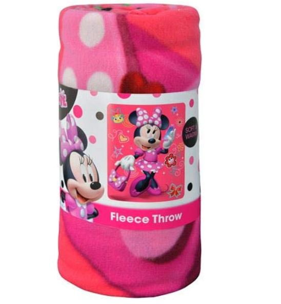 Disney Minnie Mouse Unstoppable 45x60 Fleece Throw Blanket - Walmart.com