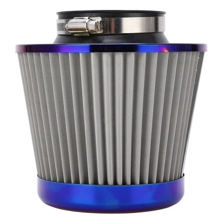 Universal Clamp On Air Filter,76mm/3in Universal Clamp On Round Tapered ...