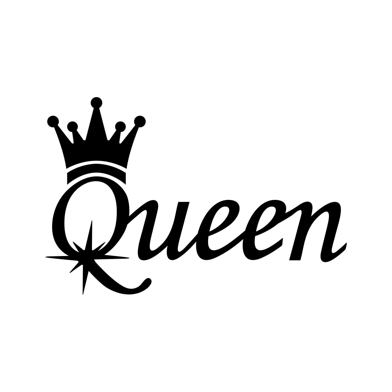 Queen Styling Sticker Decal Die Cut - Self Adhesive Vinyl ...