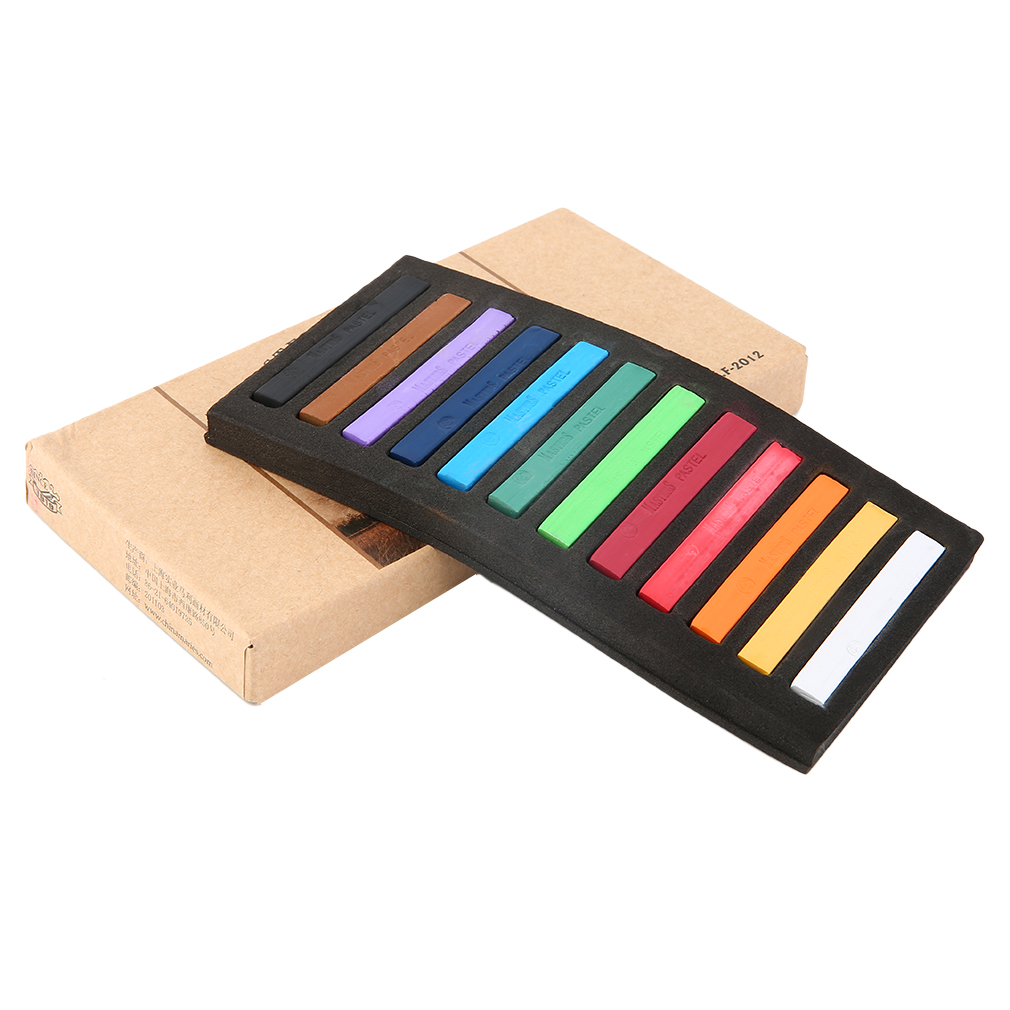 12/24/36/48 Color Magic Beauty Hair Chalk Temporary Hair Dye Color ...