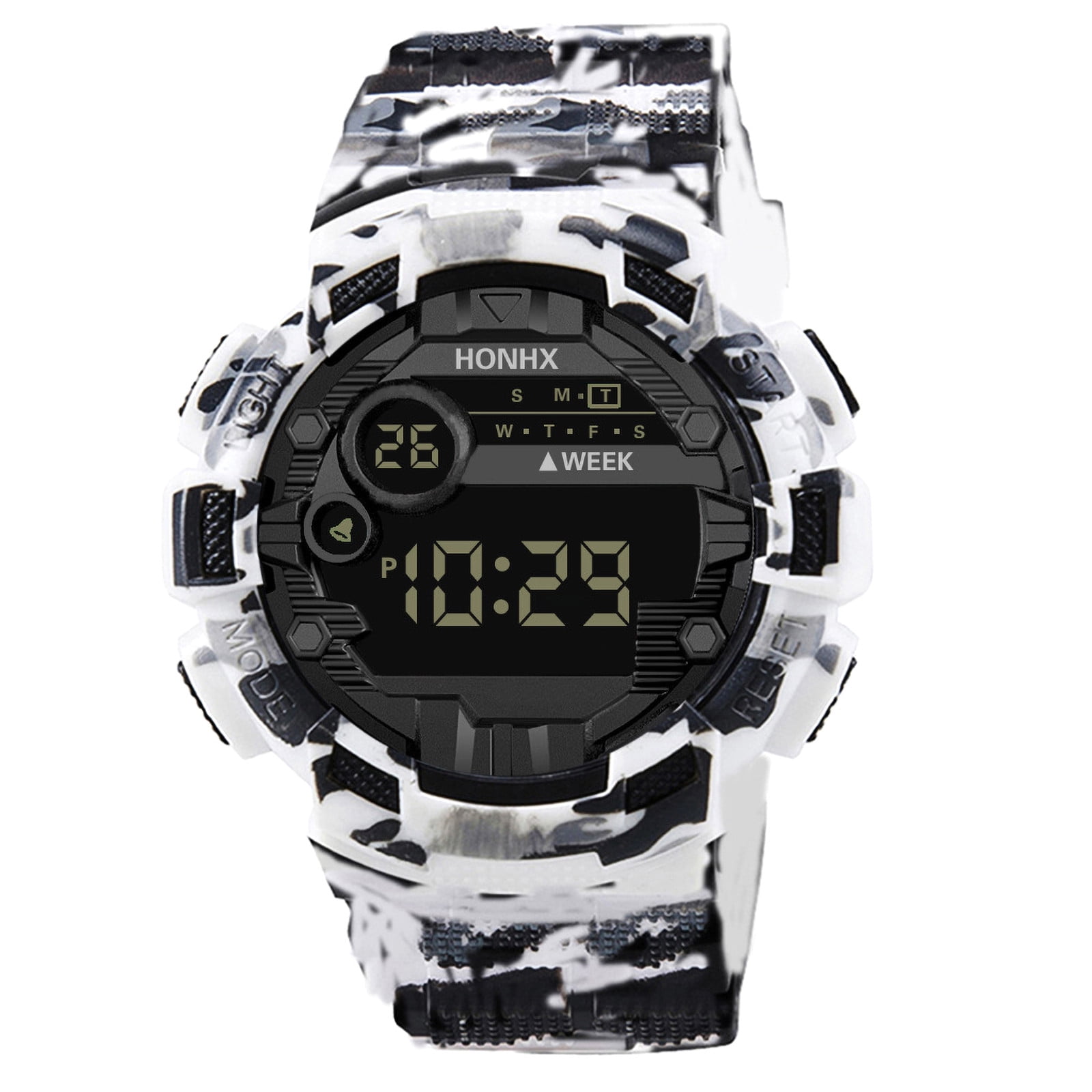 Reloj deportivo para hombre, cuatro estilos de correa electrónica ...