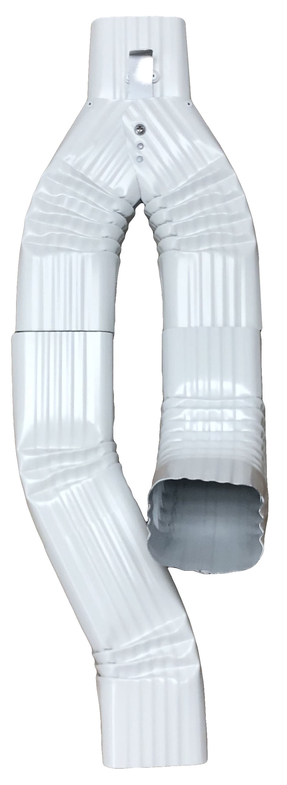 Inline Downspout Diverter for Rain Barrels (3X4, LOW GLOSS WHITE ...