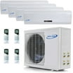 4 Zone Mini Split 9000 9000 9000 9000 Ductless Air Conditioner Pre ...