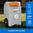 DEXTRUS, Large Capacity Portable Water Tank, 6.6 Gallon, Gray - Walmart.com
