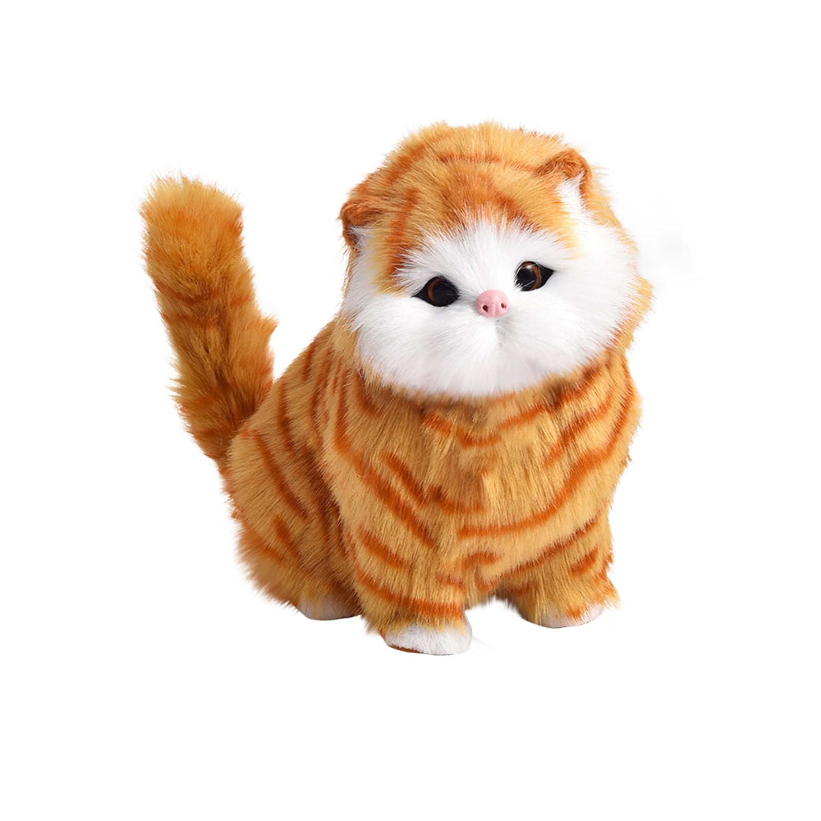 Hoksml Sensory Toys Simulation Cat Plush Animals Toy Will Call The Doll hoksml-sensory-toys-simulation-cat-plush-animals-toy-will-call-the-doll