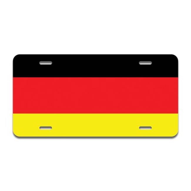 Click here for Amistad Aluminum License Plate - German Flag 12 X... prices